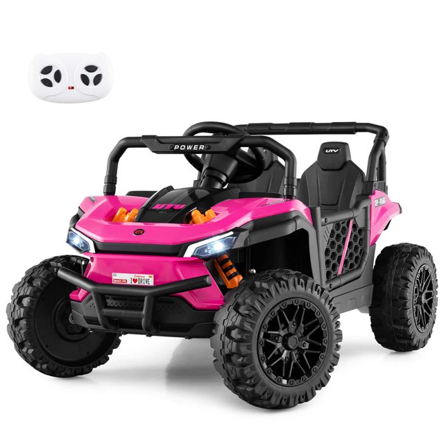 Costway 12V Kids Ride on Truck with Parental Remote 3 Speeds & Reverse ...