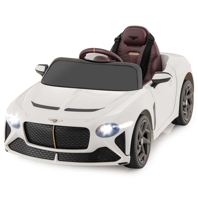 Costway 12V Licensed Bentley Bacalar Kids Electric Ride-on Car with ...