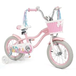 Costway 18" Kids Bike Toddler Bicycle with Training Wheel Kickstand for ...