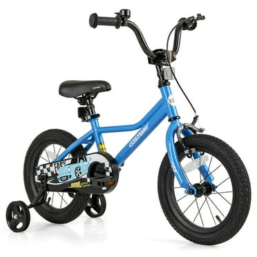 GLAF 12 14 16 Inch Boys Bike with Training Wheels & Water Bottle Holder ...