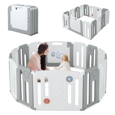 Kidzone Baby Playpen, 8-Panel Safety Gate, Child Activity Center, ASTM ...