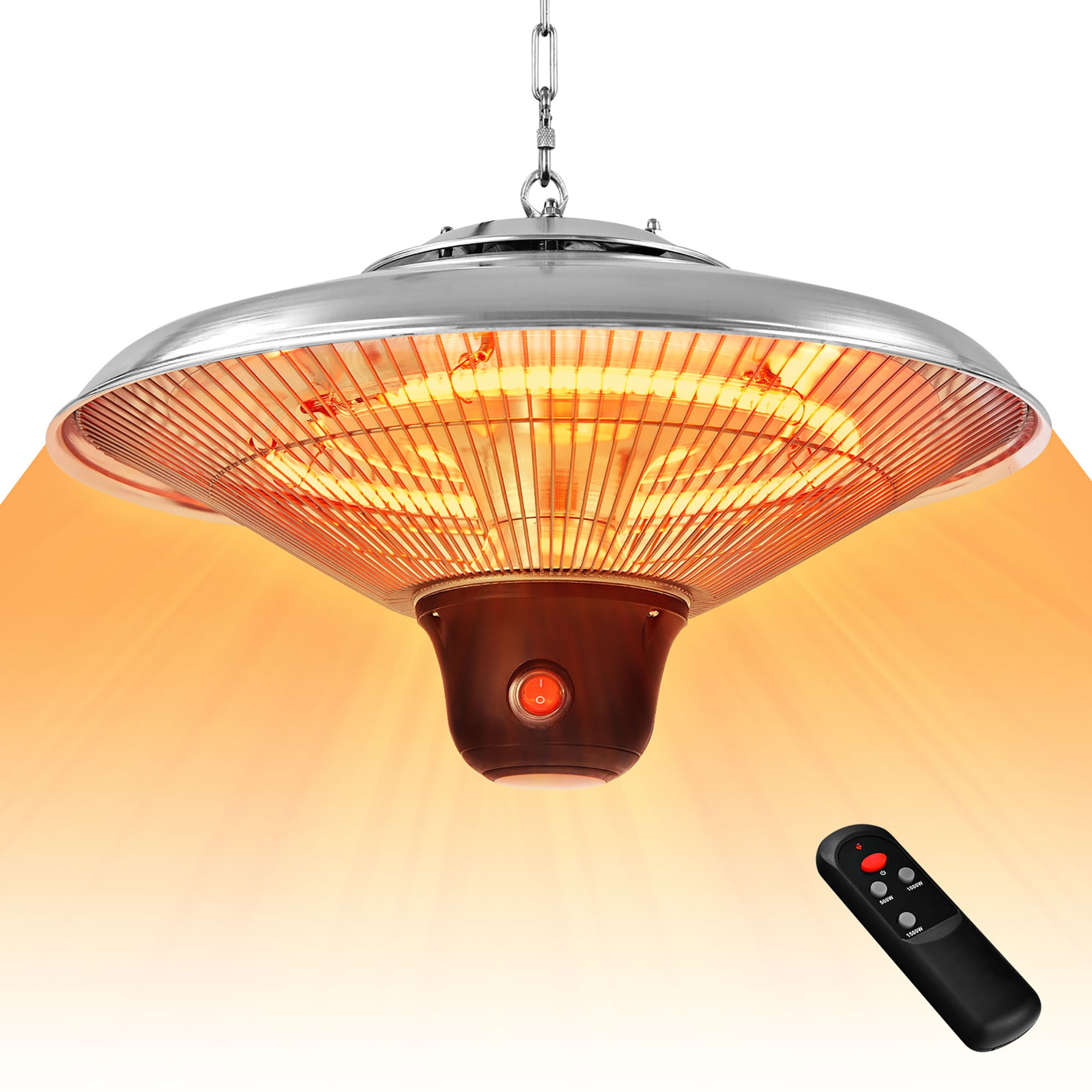 Costway 1500W Electric Hanging Ceiling Mounted Infrared Heater outside ...