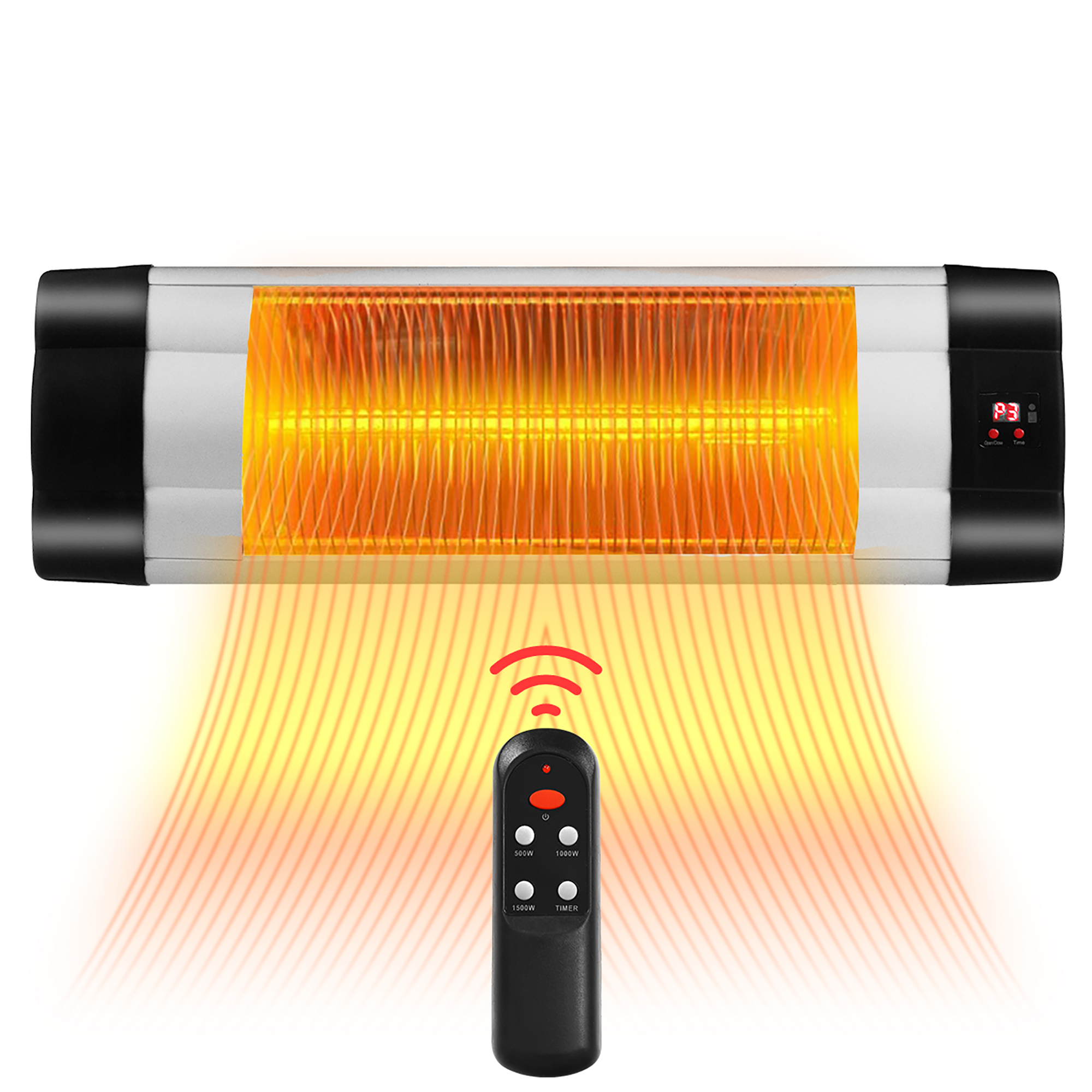 EnerG+ HEA-215110-CVR Standing Infrared Electric Heater, 1500W ...