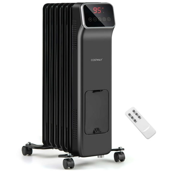Oil Filled Radiator, Electric Radiant Heaters for indoor use Large Room ...