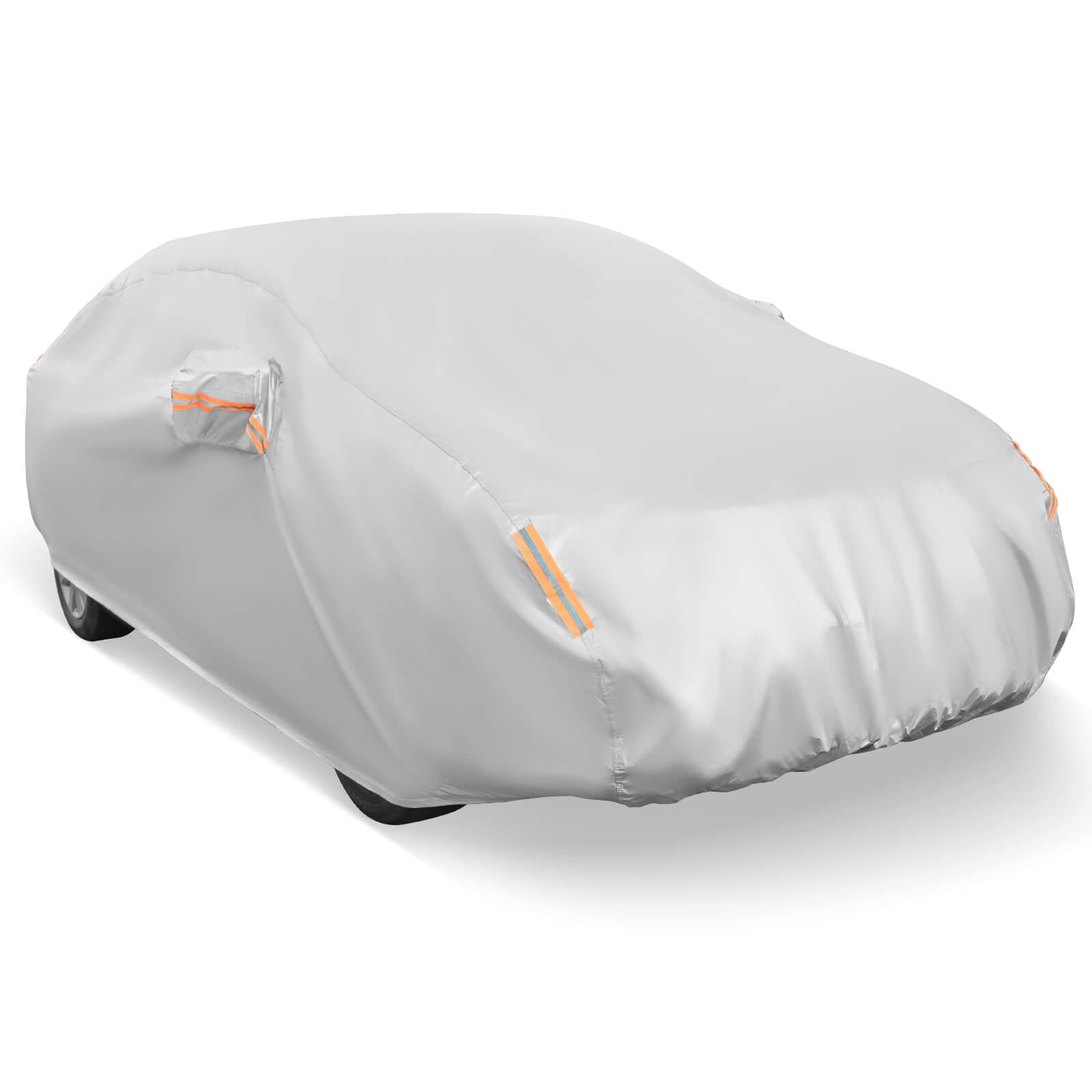 Costway 185" Car Cover for Automobiles Outdoor Full Cover with Cotton ...