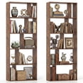 Costway 2 PCS 5-Tier Bookshelf with Open Back, Display Storage Shelf ...