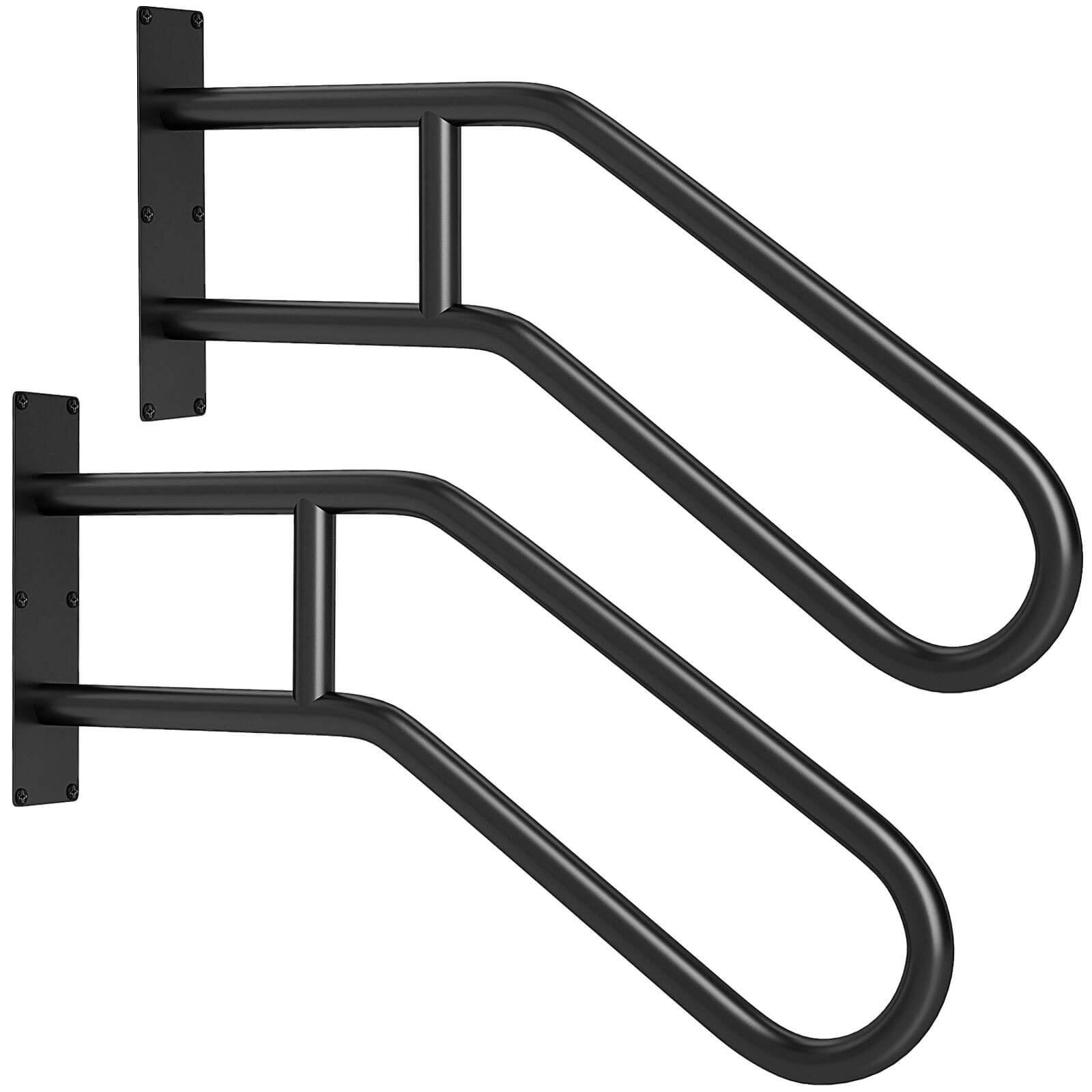 Costway 2 PCS Heavy-duty Handrail Non-slip Wall Mount Stair Hand ...