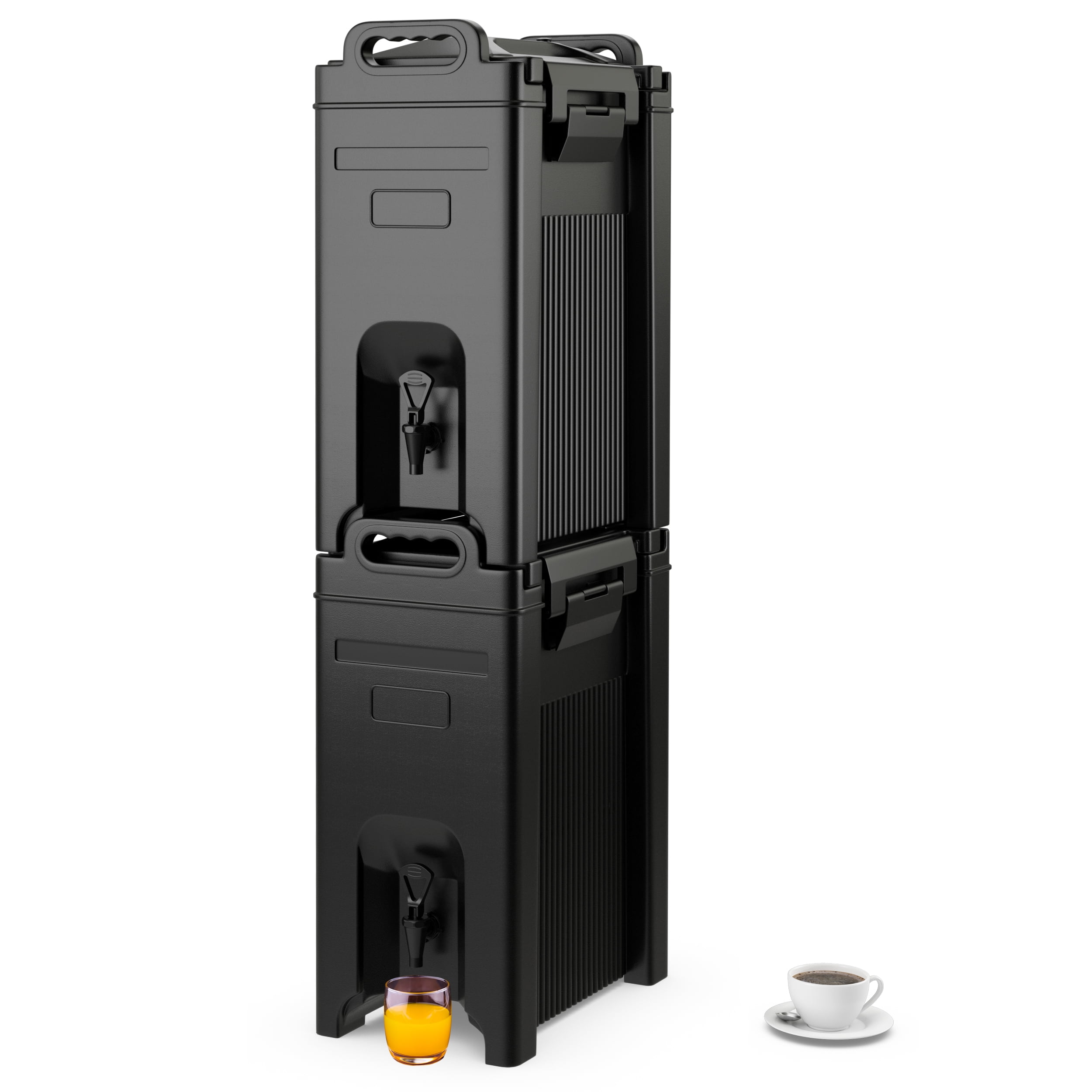 Costway 2 Pack Insulated Hot and Cold Drink Beverage Server/Dispenser ...