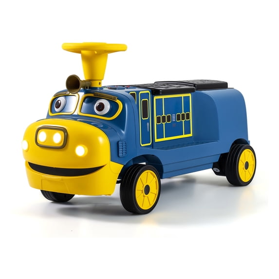 Costway 2-Seater Ride on Train,Licensed Chuggington Electric Vehicle ...