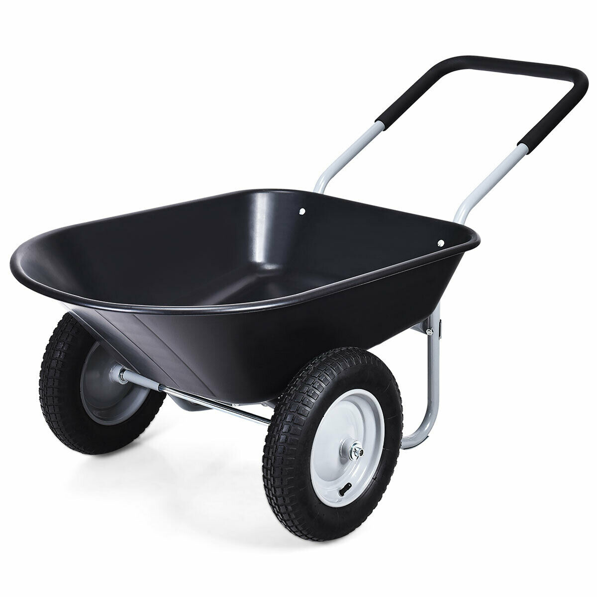 Costway Steel Wheelbarrow for Kids Red - Walmart.com