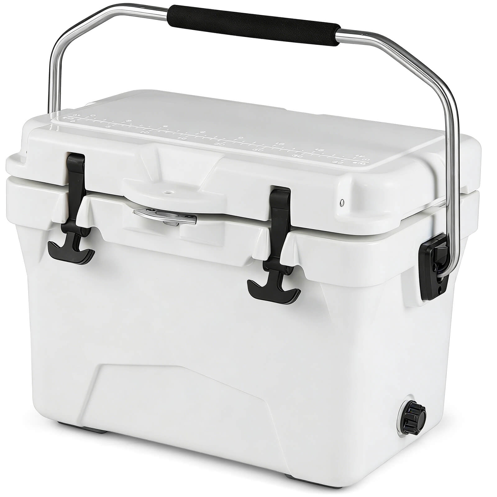 Costway 20 Quart Portable Hard Cooler Insulated Ice Chest Keeps Cool ...