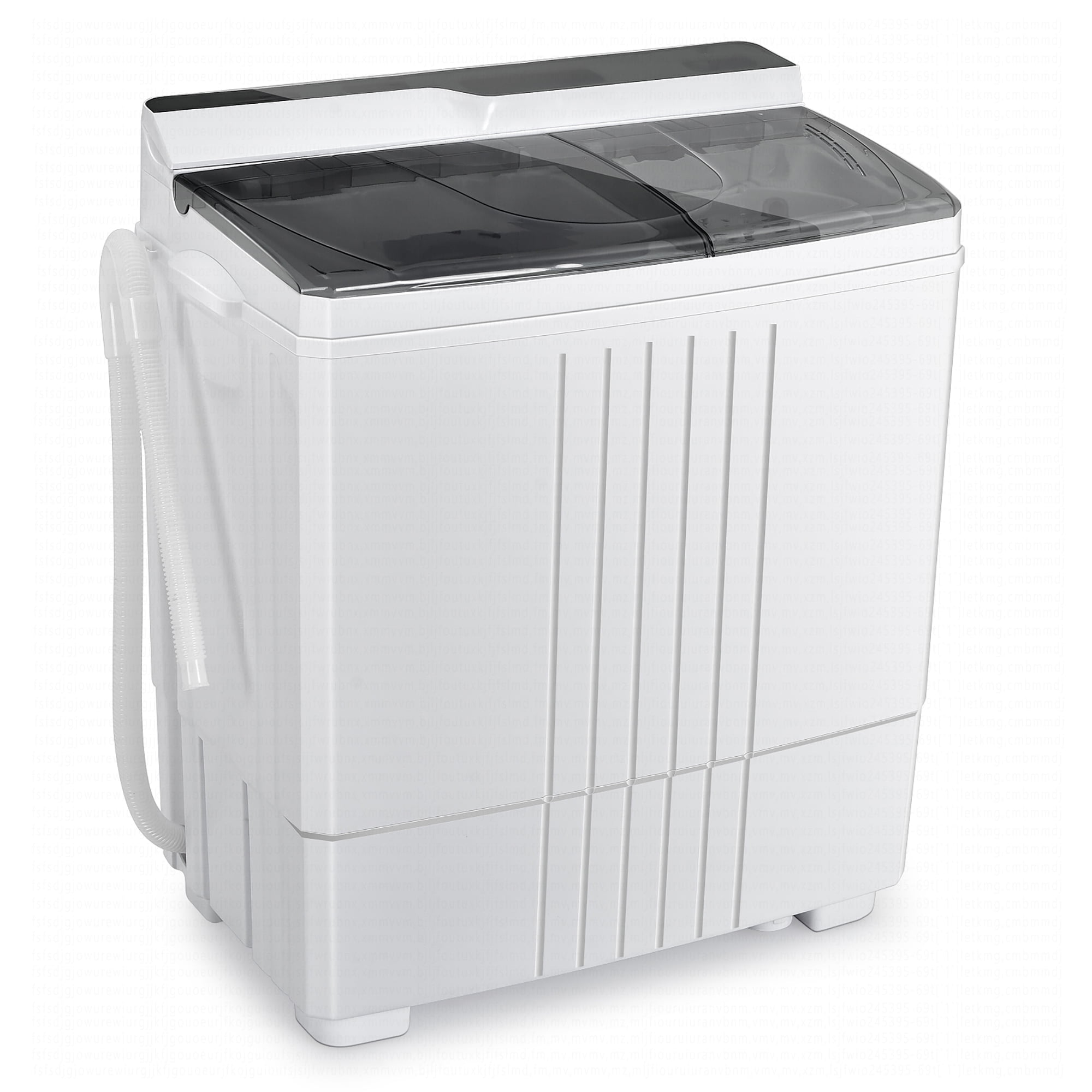 Costway 21 LBS Portable Compact Mini Twin Tub Washing Machine Drain ...