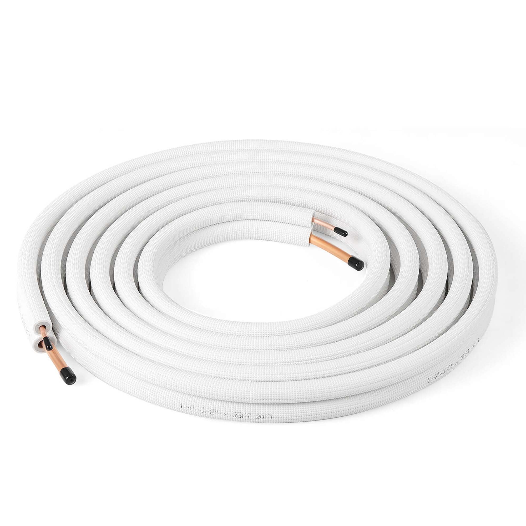 Costway 25 FT Air Conditioning Copper Tubing Hose Extension for Mini ...
