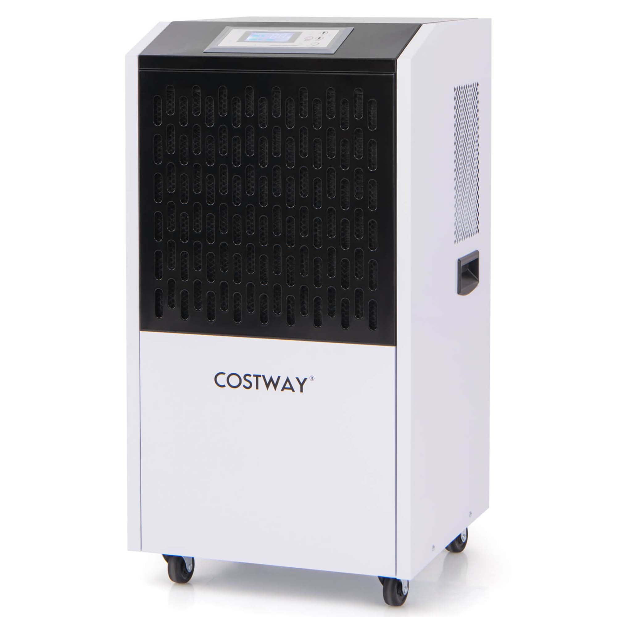 Costway 250-Pint Commercial Dehumidifier with Drain Hose 8,500 Sq. ft ...