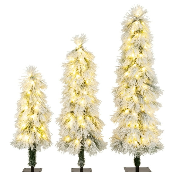 3 Christmas Tree Set
