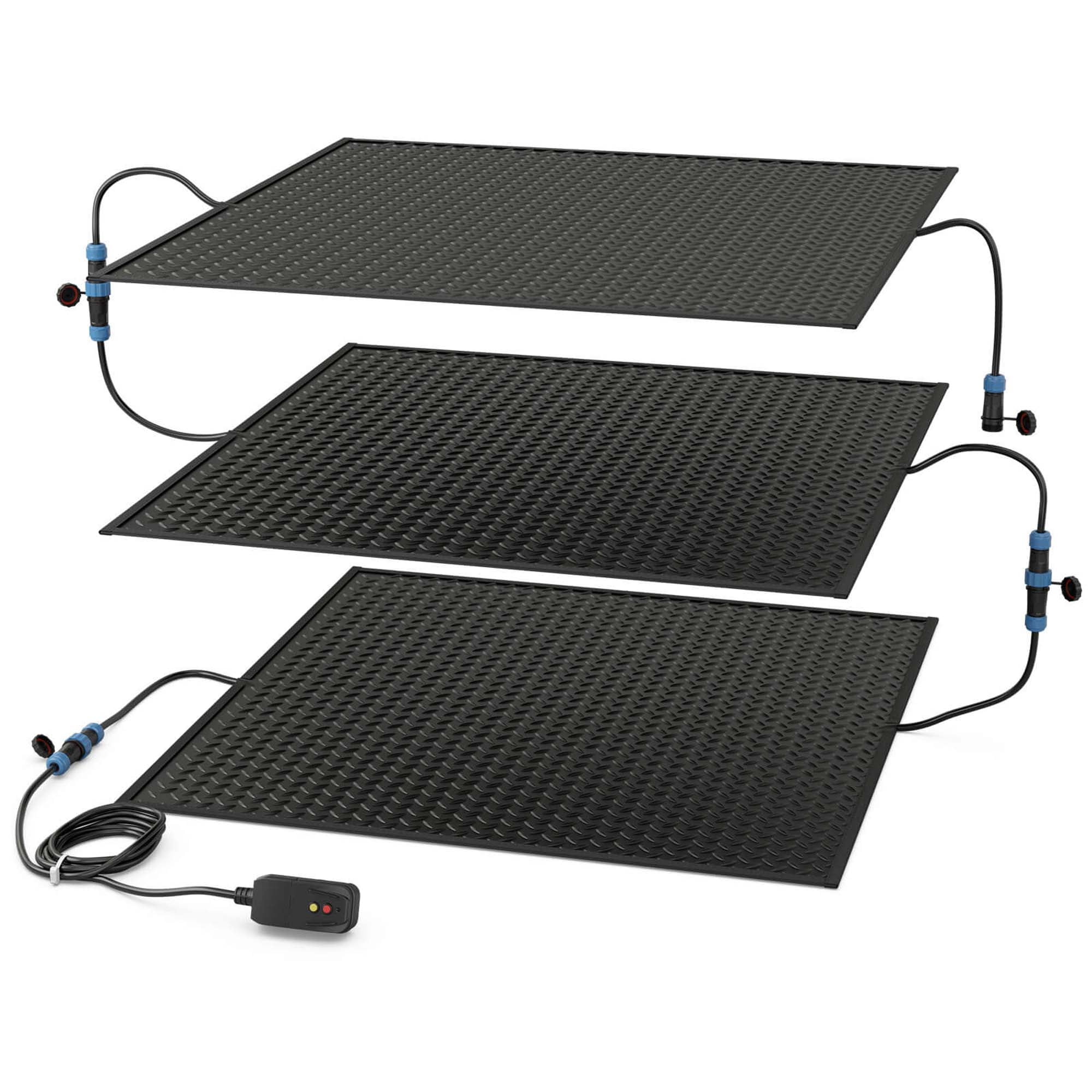 Costway 3 PCS 30" x 30" Heated Snow Melting Mat with 3 in/h Speed Non ...