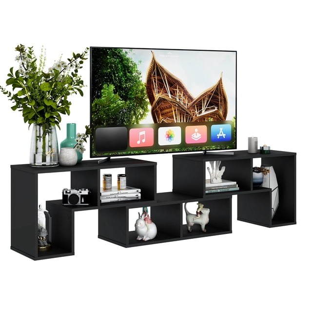 Costway 3-Piece TV Console Stand, Modern Entertainment Center with ...