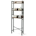 Costway 3-Tier Over-The-Toilet Storage Bathroom Rack Free Standing ...