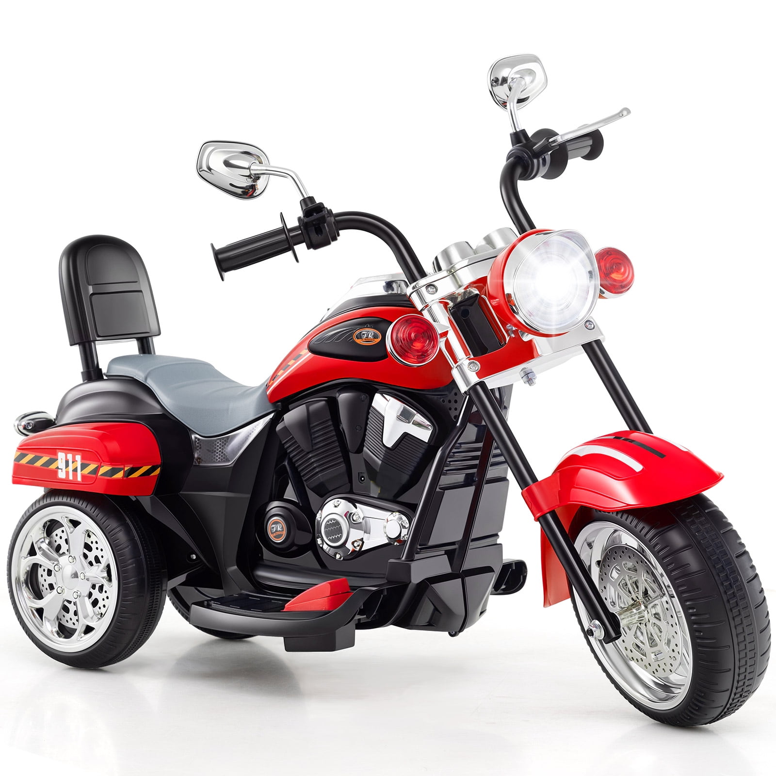 Costway 3 Wheel Kids Ride On Motorcycle 6V Battery Powered Electric Toy ...