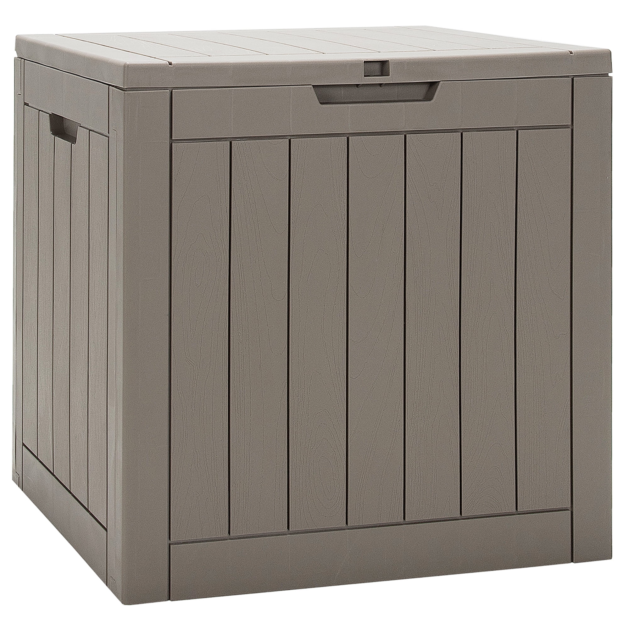Costway 30 Gallon Deck Box Storage Container Seating Tools Organization ...