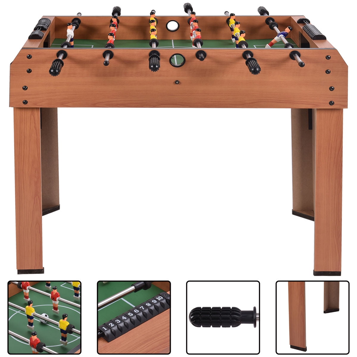 Costway 37'' Football Table Competition Game Soccer Arcade Sized ...