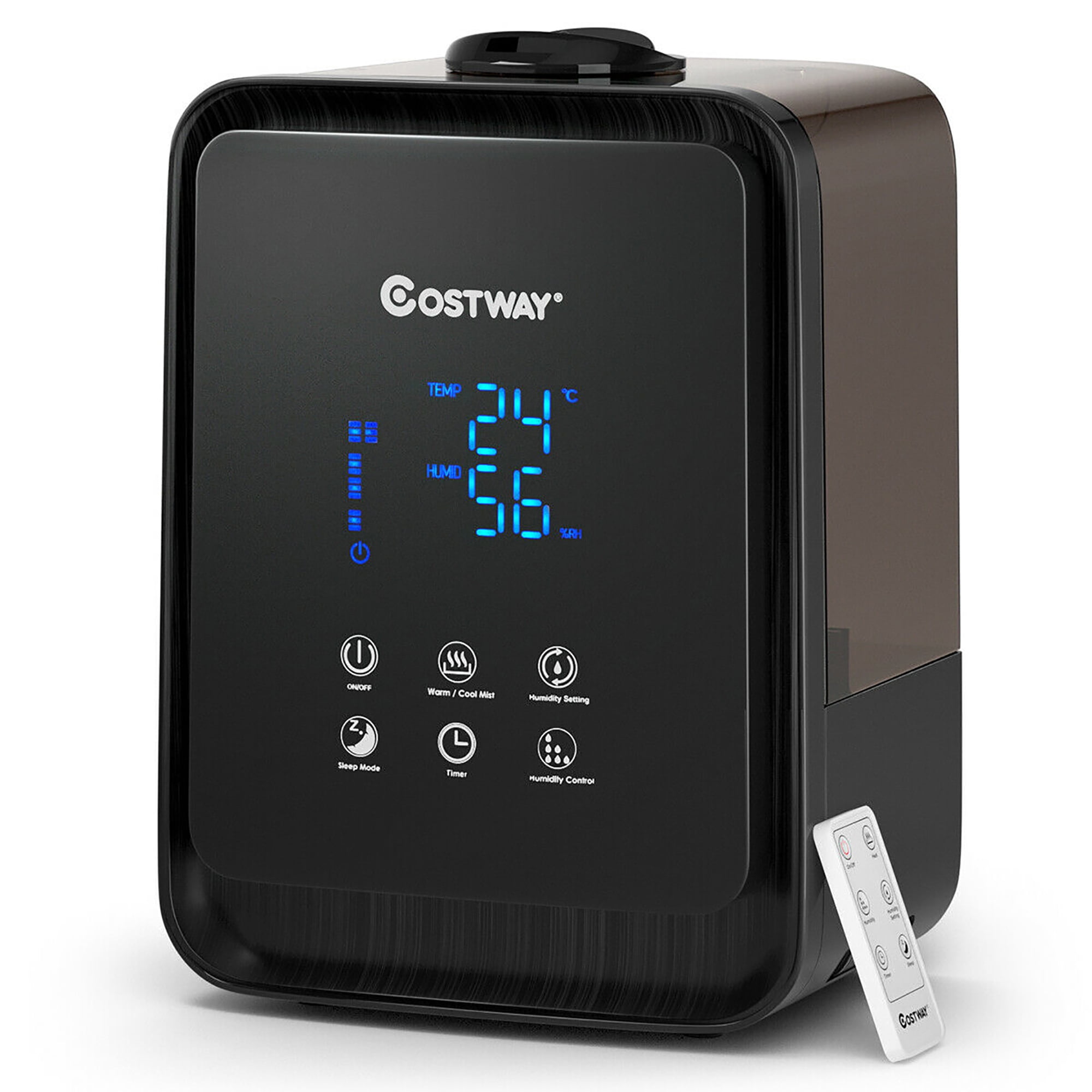 Costway 4.5L Ultrasonic Aromatherapy Humidifier for Bedroom & Large ...