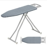 Costway 47" x 15" Iron Board with Removable Silver-coated Cover & Heavy ...