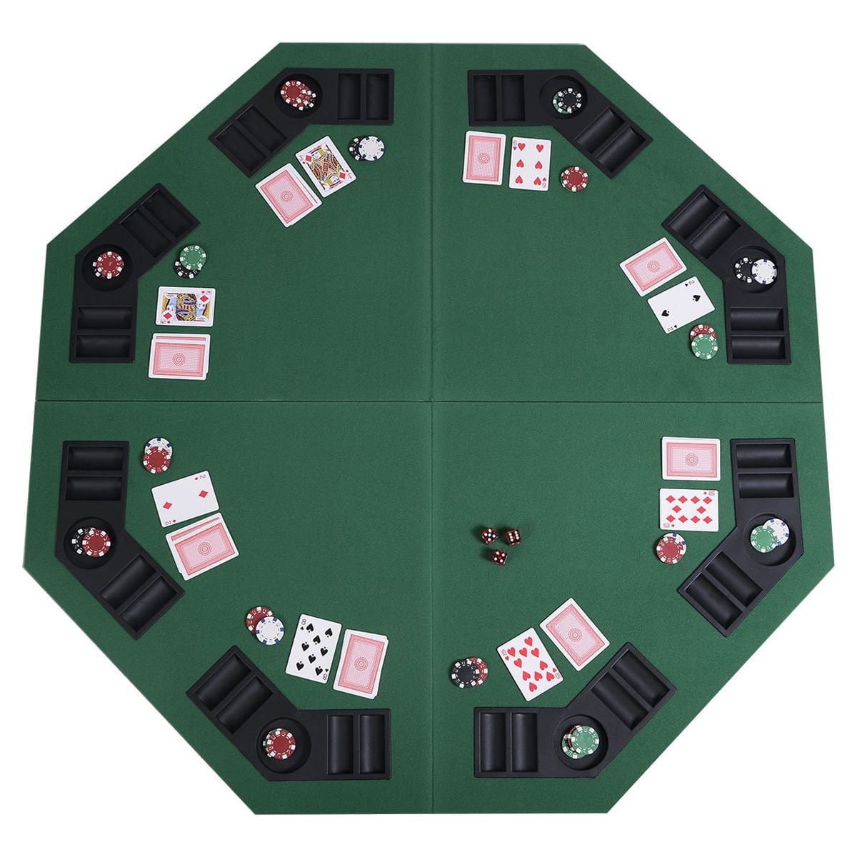 Poker Table Top View