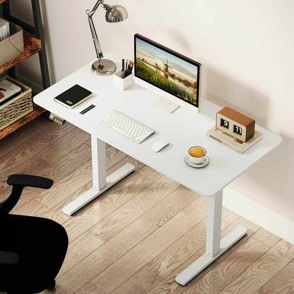 Costway 48” x 24” Electric Standing Desk with LED Display 2 Memory ...