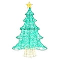 Costway 4FT Pre-lit Christmas Tree, 520 LED Lights, Weather-resistant ...