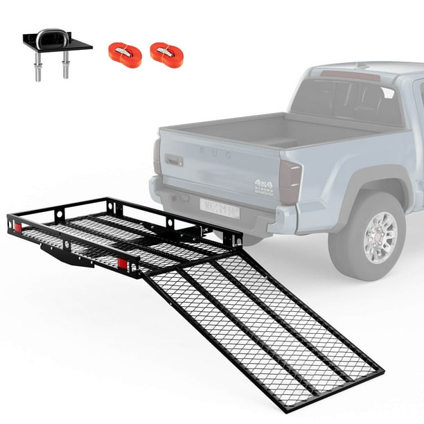 Costway 500lbs Strong Wheelchair Hitch Carrier Mobility Electric ...