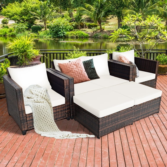 White Wicker Sets