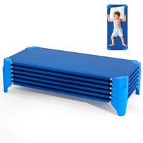 Sprogs Durable Stackable Daycare Cot (Set of 6), Easy-to-Clean, Non ...