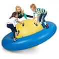 Costway 7.5 FT Inflatable Dome Rocker, Outdoor Bounce Game with Handles ...