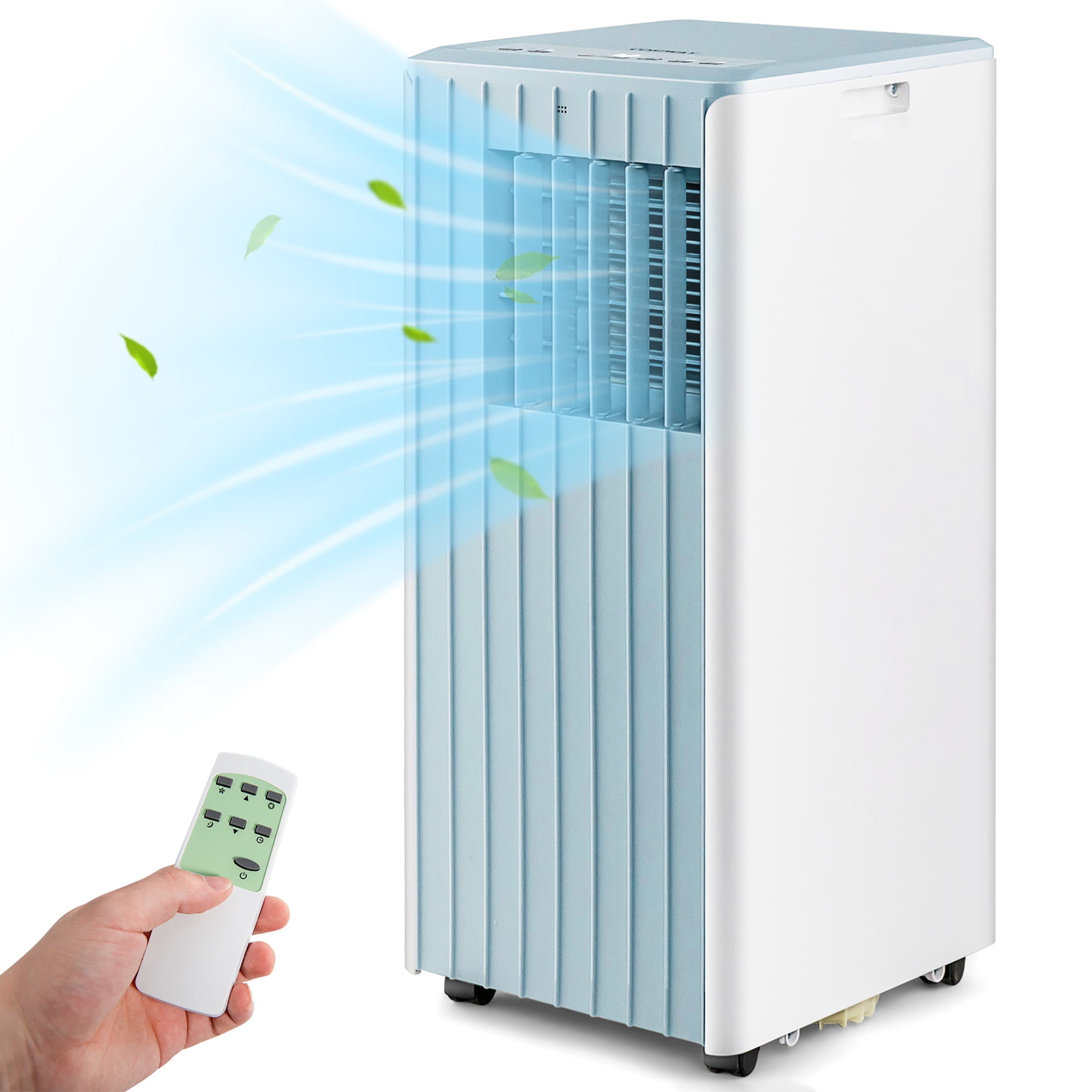 Costway 7100 BTU (10000 BTU ASHARE) Portable Air Conditioner 3-in-1 AC ...