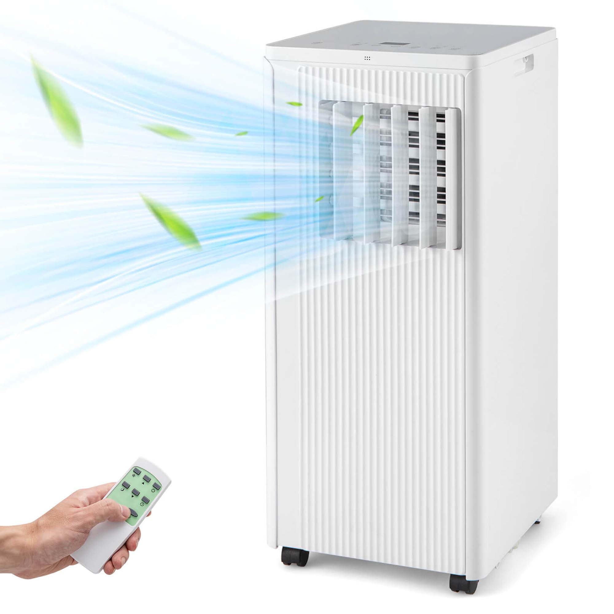 Costway 7100 BTU (10000 BTU ASHRAE) Portable Air Conditioner 3-in-1 ...