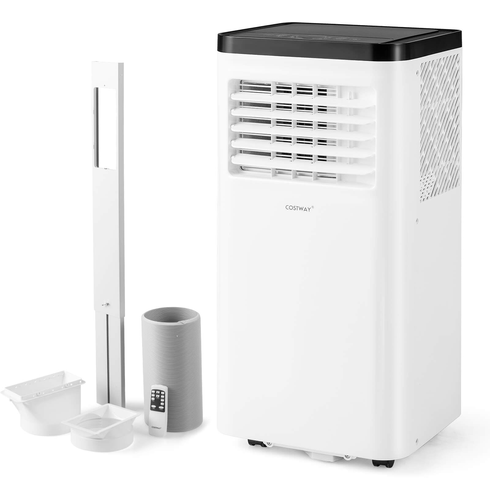 Costway 8000 BTU Portable Air Conditioner with Fan and Dehumidifier ...