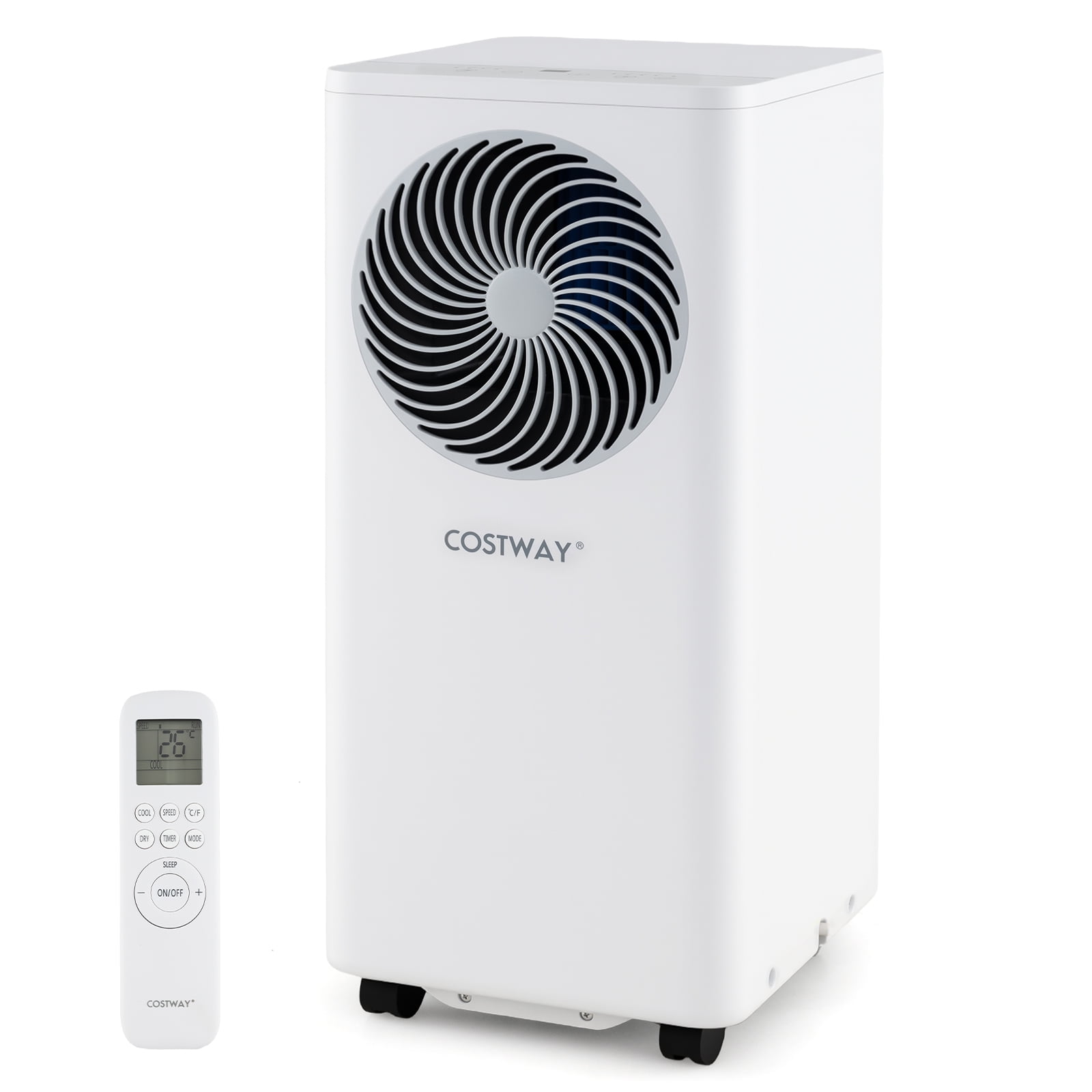 Costway 8200 BTU Portable Air Conditioner 3-in-1 Floor AC Unit with Fan ...