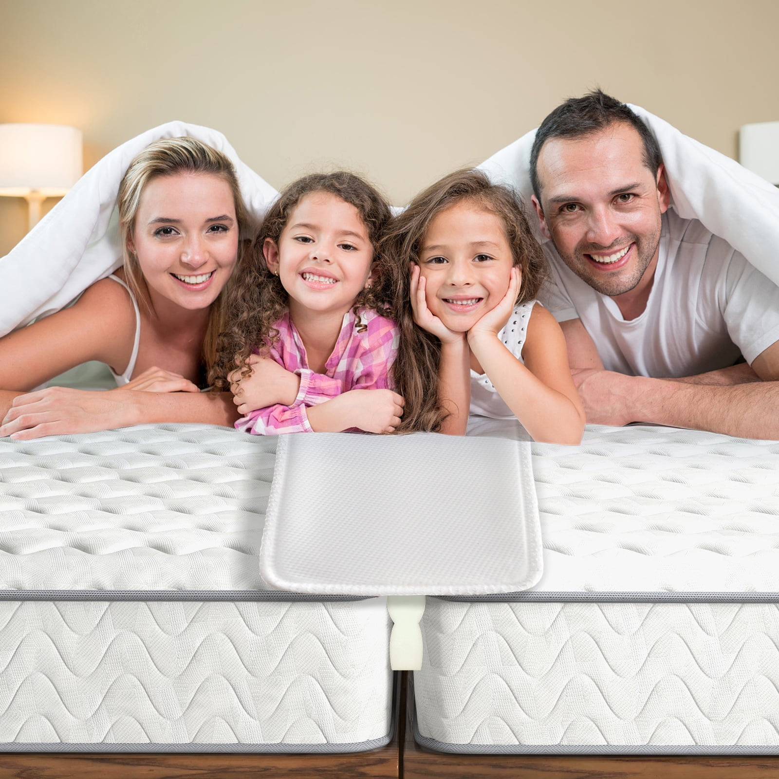 Costway 9" Wide Bed Bridge Twin to King Converter Kit w/ Strap Gap ...