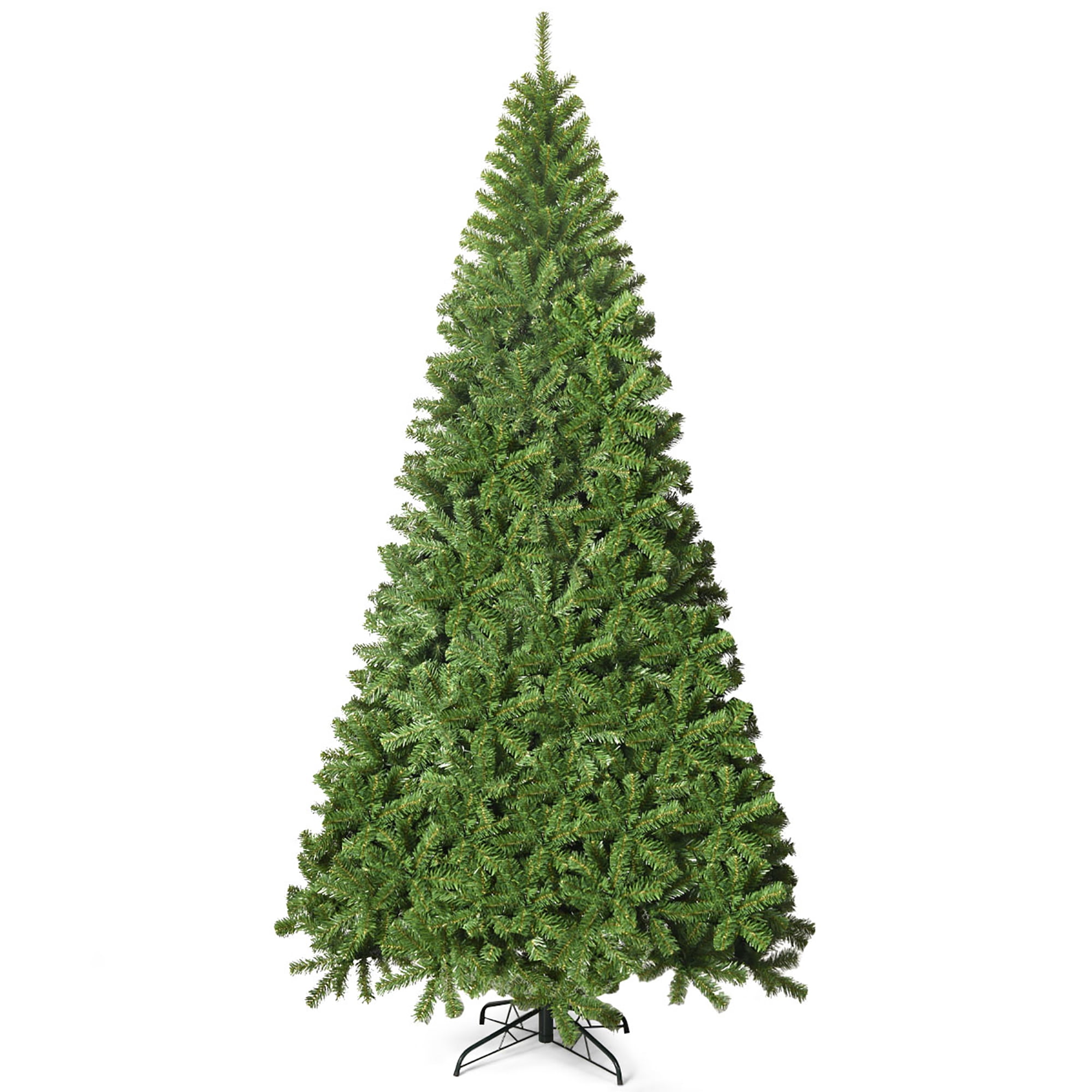 Costway 9Ft Premium Spruce Artificial Christmas Tree with 2094 PVC ...