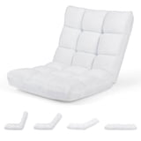 Costway Adjustable 14-Position Floor Chair Folding Lazy Sofas & Couches ...