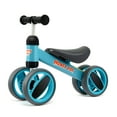 Costway Baby Balance Bike Toddler Riding Toys w/ 4 Wheels Blue ...