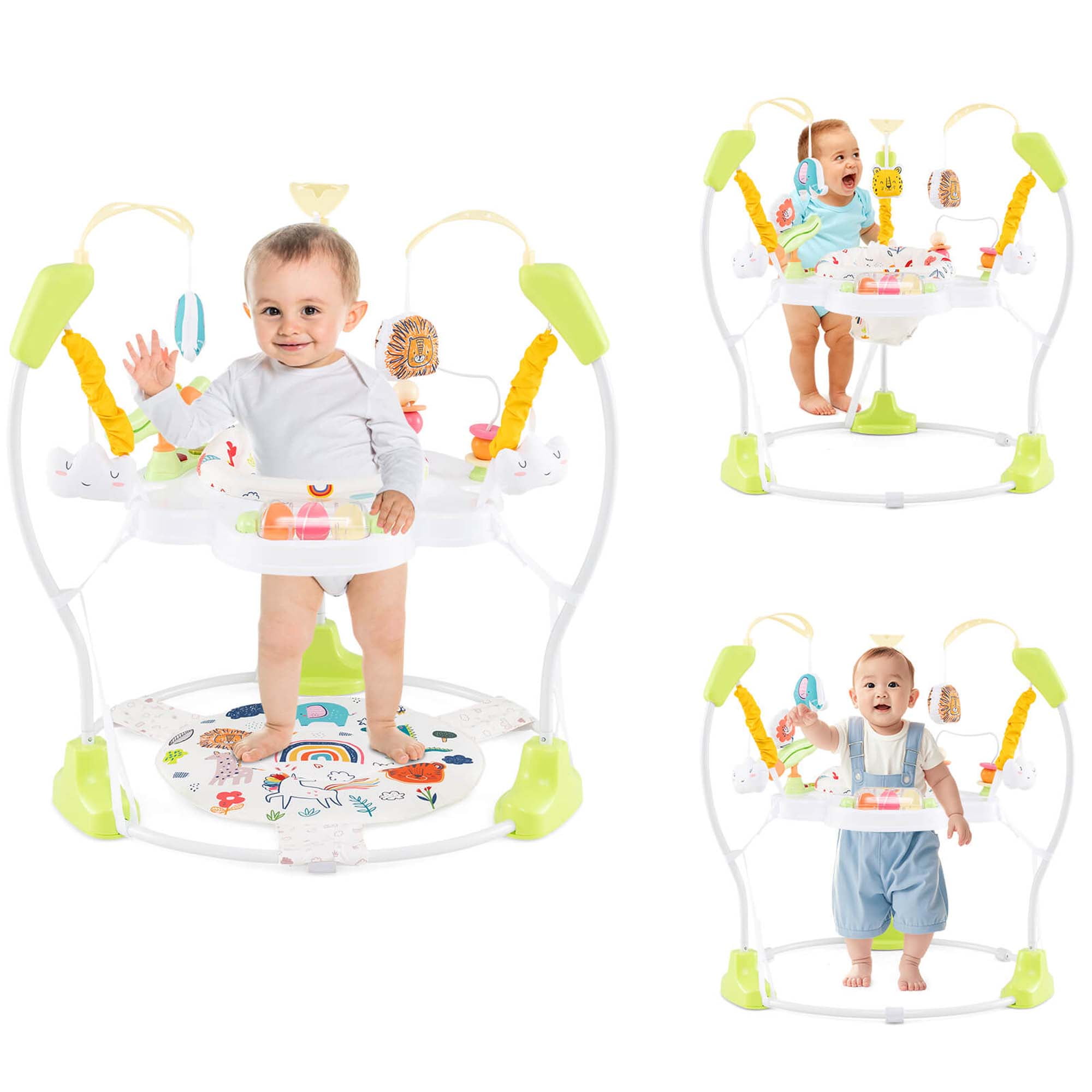 Costway Baby Stationary Activity Center Infant Jumper with Removable ...