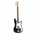 Costway Full Size Electric Bass Guitar Kit - Black, 4 String, with ...