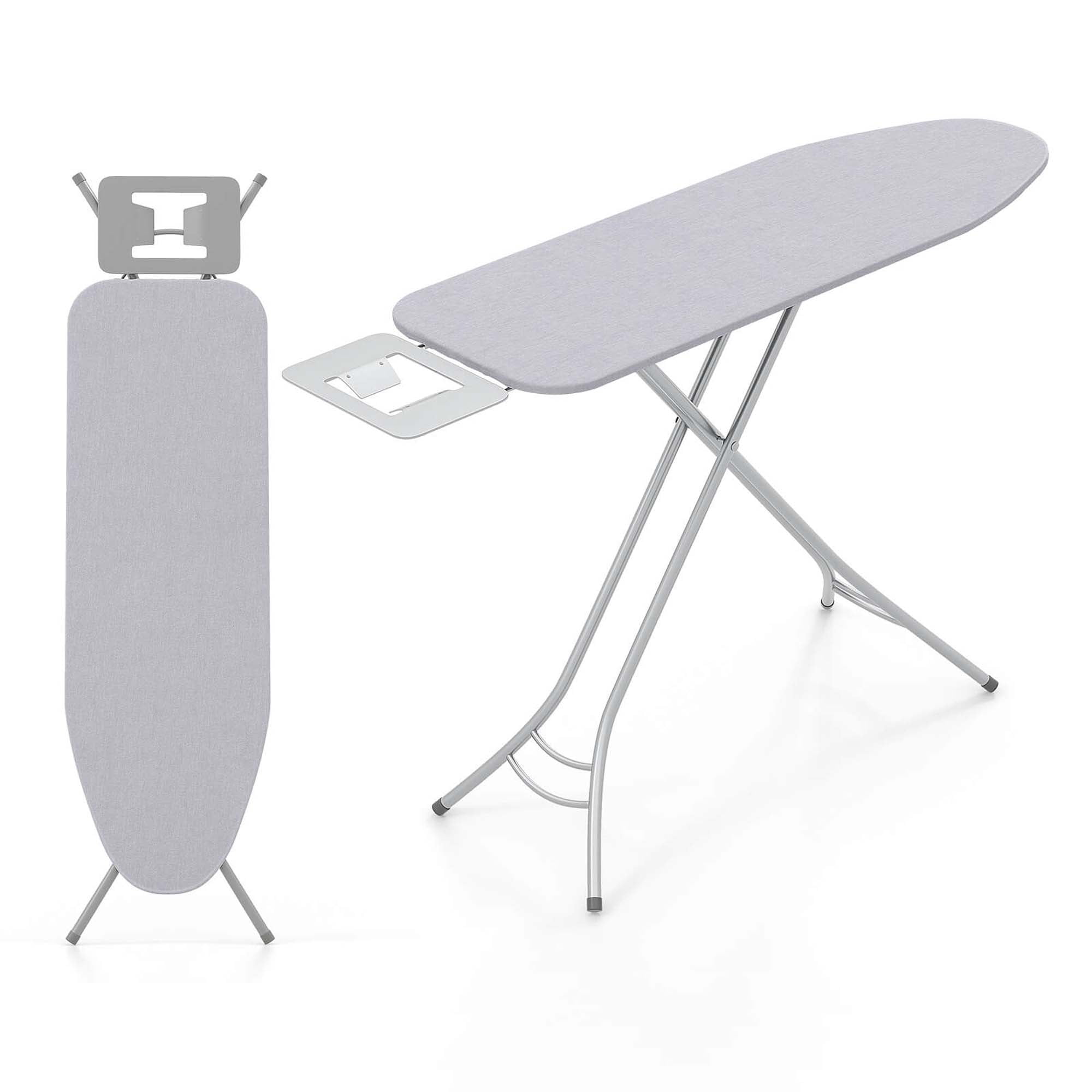 Costway Compact & Portable Ironing Board with Iron Rest Removable Cover ...