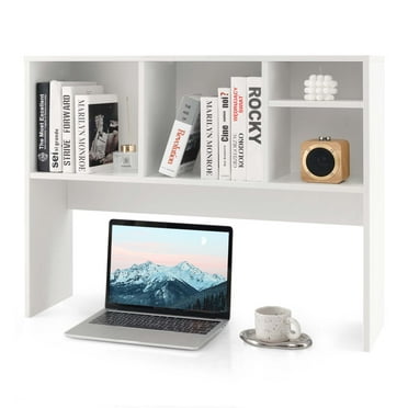 Costway Organizing Bookcase Desktop Bookshelves, Storage Display Shelf ...