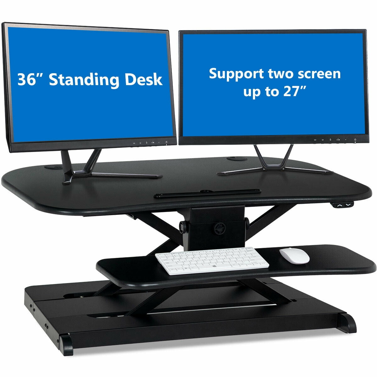 Costway Electric Standing Desk Height Adjustable Tabletop Sit To Stand ...