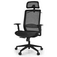Costway Ergonomic Mesh Office Chair with Recliner, Lumbar Support, and ...