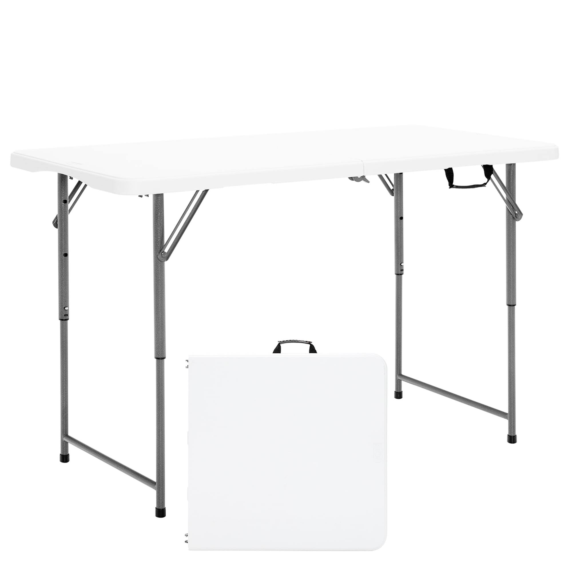 Costway Portable Folding Table for Indoor & Outdoor with Handle, 3 ...