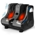 Costway Foot & Calf Massager with Heat Vibration Deep Kneading Shiatsu ...